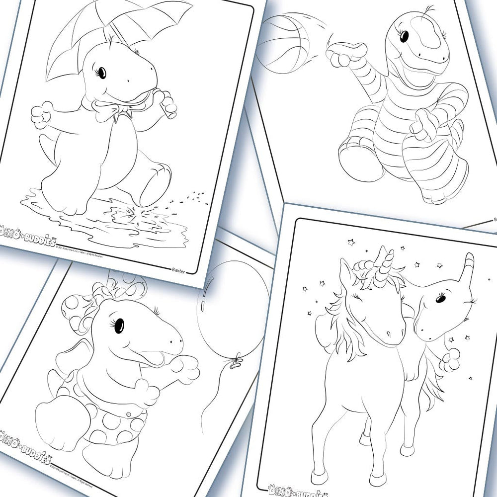 DINO-BUDDIES®™ - Coloring Books| Dino-Buddies® (Rivercrest Industries ...